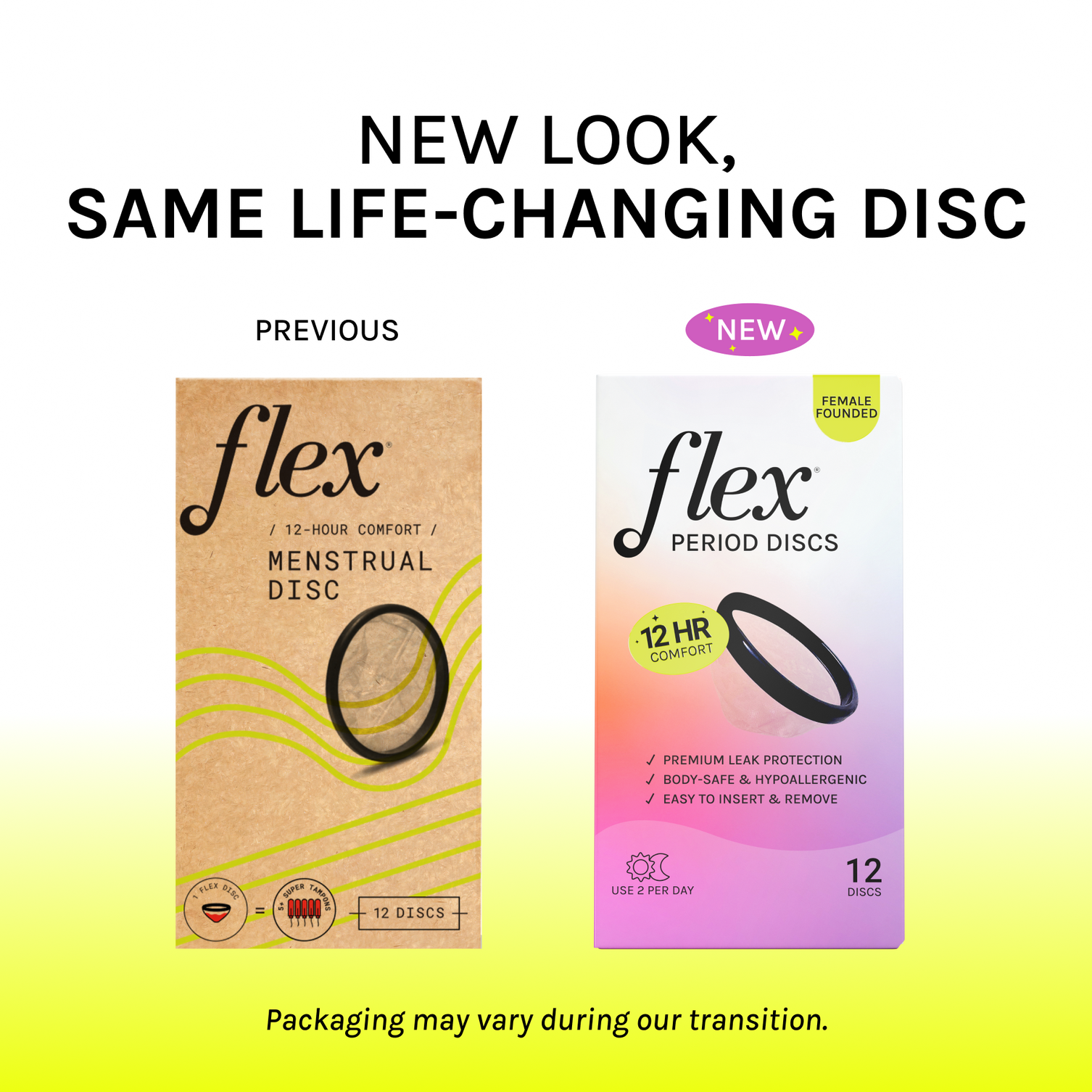 The disposable menstrual disc designed for comfort | Flex®