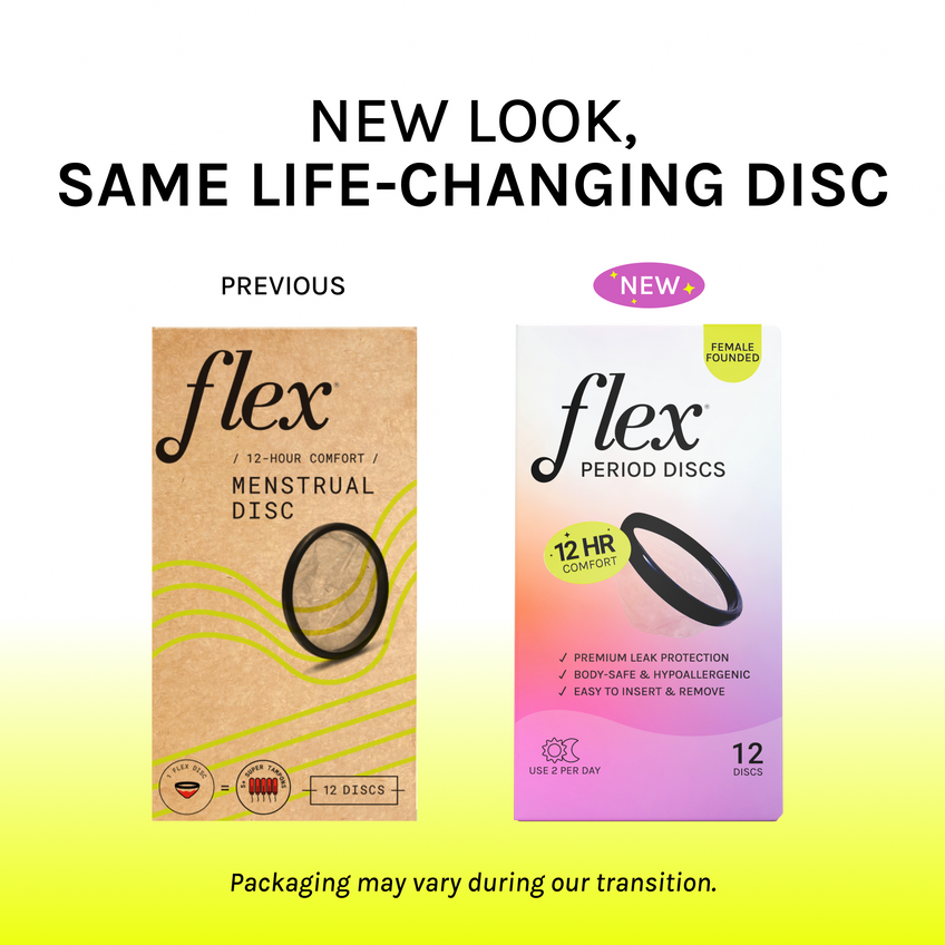 The disposable menstrual disc designed for comfort | Flex®