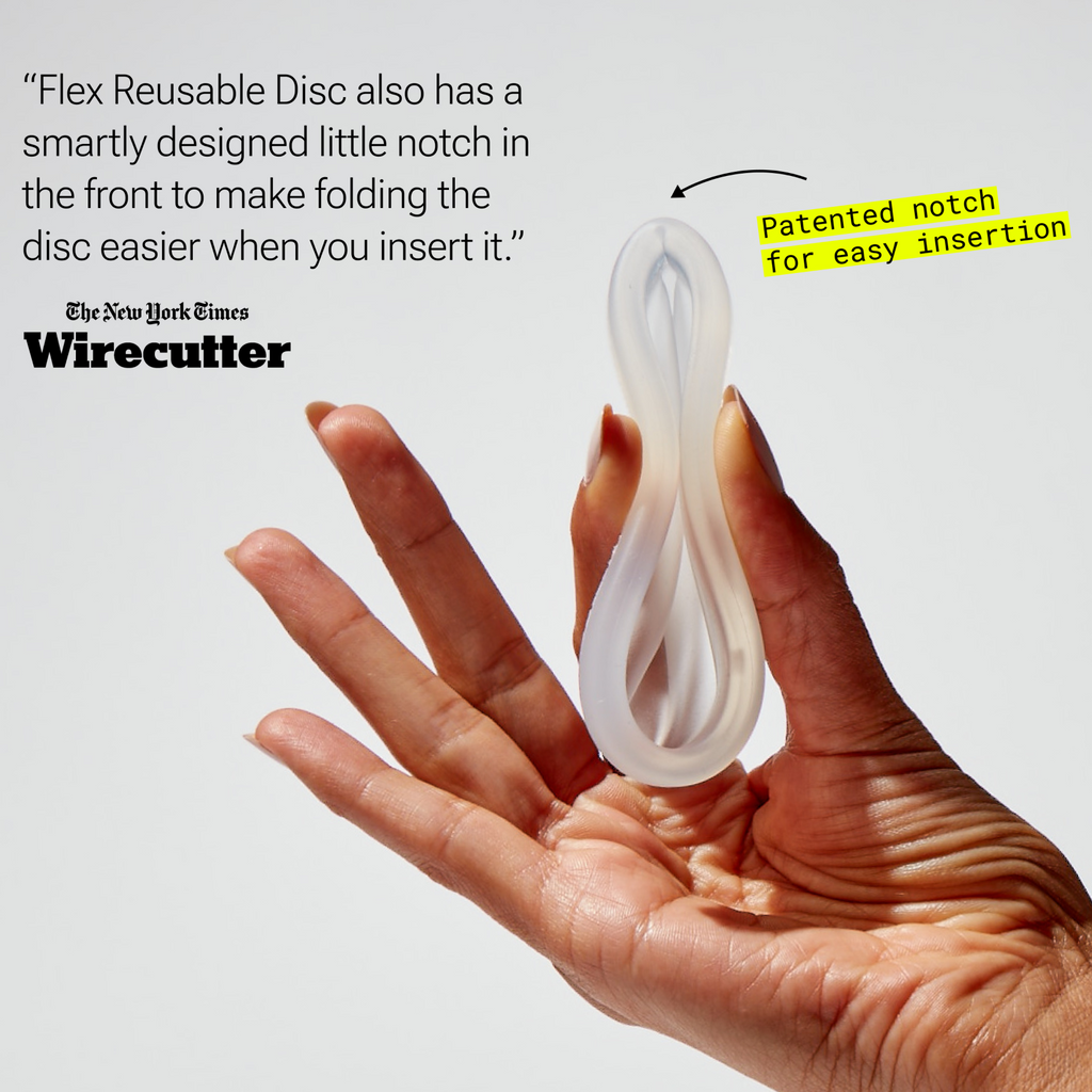 Reusable Disc Starter Bundle: menstrual disc, wash, wipes | Flex®
